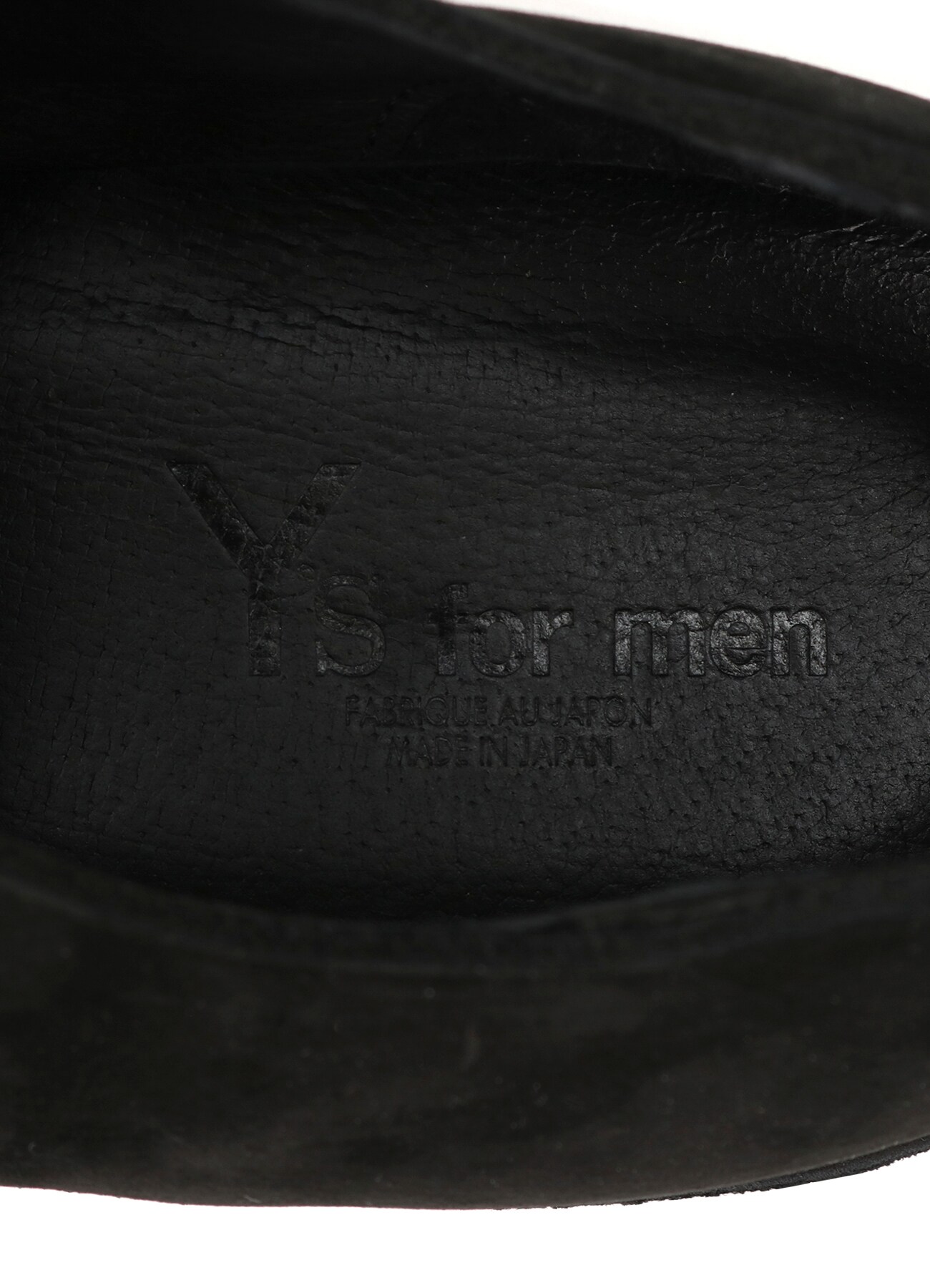 NUBUCK PLAIN TOE SHOES(26cm Black): Y's for men|WILDSIDE NUBUCK PLAIN TOE SHOES(26cm Black): Y's for men|WILDSIDE