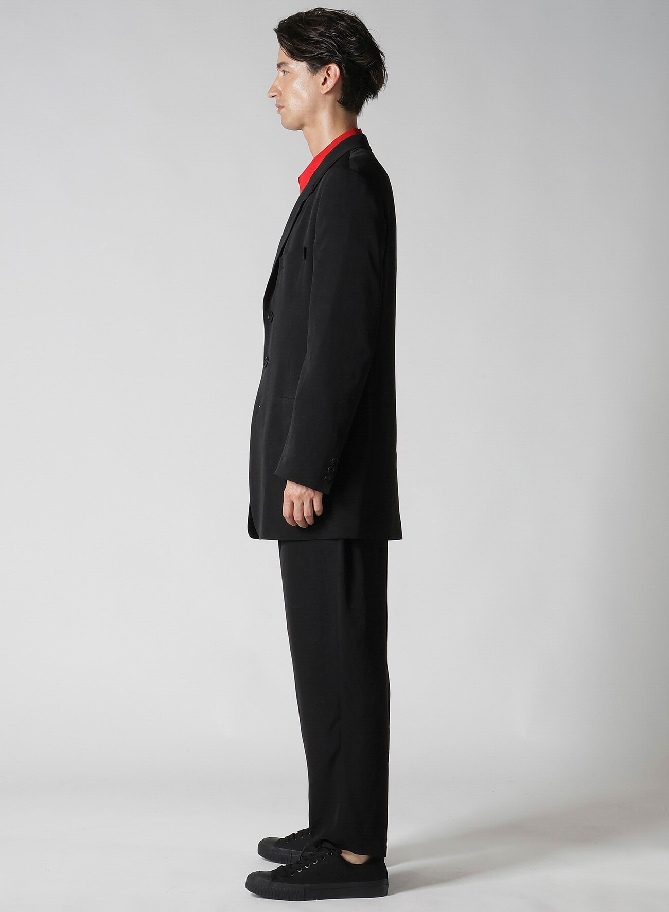 TA TUXEDO TURN BACK COLLAR JACKET(S Black): Y's for men｜WILDSIDE YOHJI ...